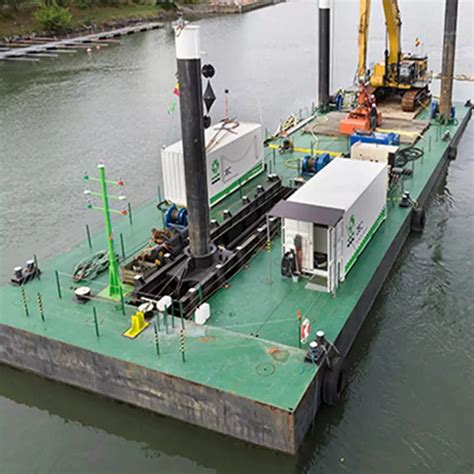 Excavator Barge Modular Barge Modular Platform With Excavator Dgmpb300 Modular Pontoon Barge