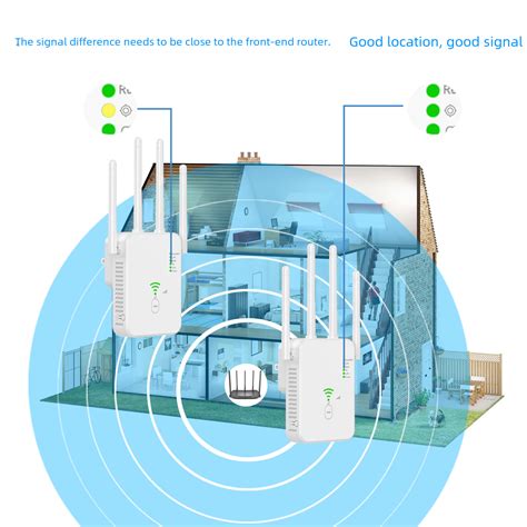 1200m Dual Band Wifi Repeater 5g 2 4g Wireless Router Network Signal Amplifier Extender