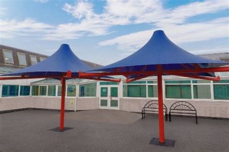 Ysgol Uwchradd Bodedern In Anglesey Adds Multiple Canopies Aands Landscape Aands Landscape