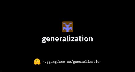 Generalization Generalization Experiments