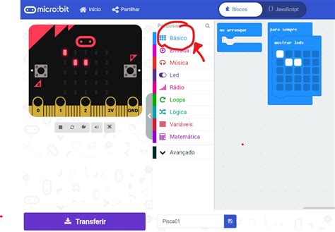 Bots Na Escola Microbit Leds