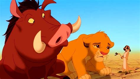 The Lion King Timon And Pumbaa Find Simba Eu Portuguese Youtube