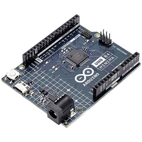 carte électronique arduino uno rev4 minima couleur noire abx00080 cdiscount bricolage