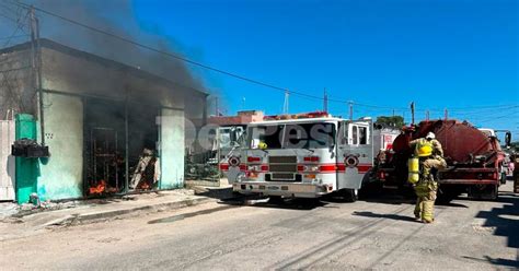 Incendio En Taller De Herrería Deja Cuantiosas Pérdidas Materiales