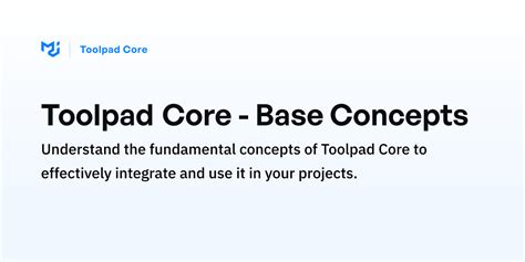Toolpad Core 基础概念 Toolpad Core Mui 组件库