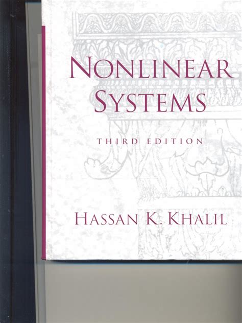 Nonlinear Systems Book Pdf
