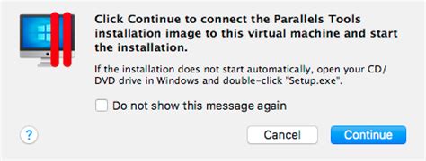 KB Parallels Install Parallels Tools
