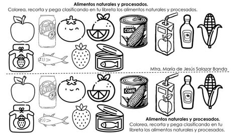 Alimentos Naturales Y Procesados Alimentos Naturales Actividades De