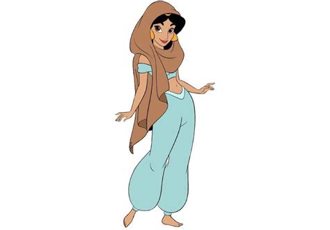 Barefoot Jasmine With A Commoner Hood By Disneywo On Deviantart