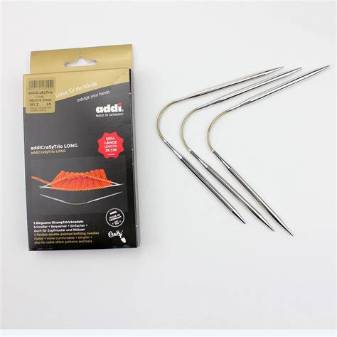 Addi 161 2 26cm 3piece Addicrasytrio Needle Set Circular Knitting