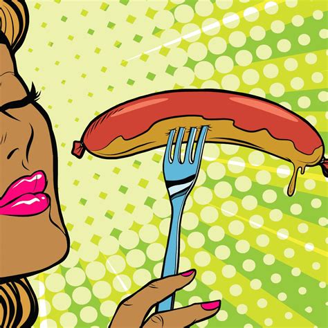 Hot Dog Mouth Memes Queen Hot Dog Stock Vector Images Alamy