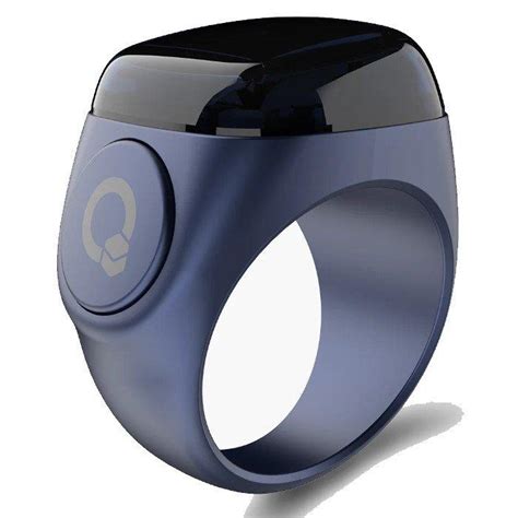Iqibla Zikr Smart Noor N08 Ring 20mm Blue Xcite Kuwait
