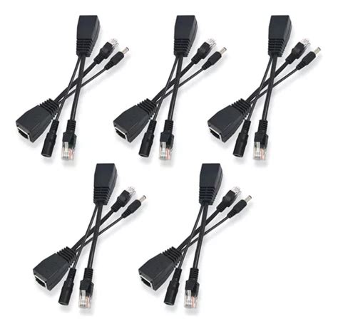 Pares Cabo Adaptador Poe Injetor E Separador Rj Preto Parcelamento Sem Juros