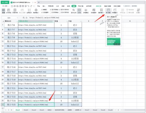 Wps表格如何实现同时冻结首行、首列和尾行（最后一行）的数据？ 伊古今