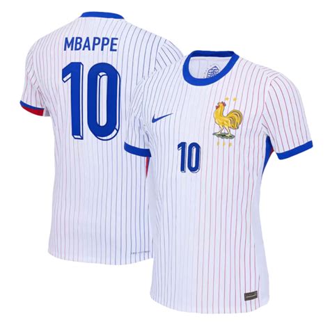 Mens Kylian Mbappe Authentic France Away Jersey 2024 World Of Soccer