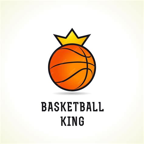 Premium Vector Basketball Vector Logo Ball And Crown Sign Symbol Of