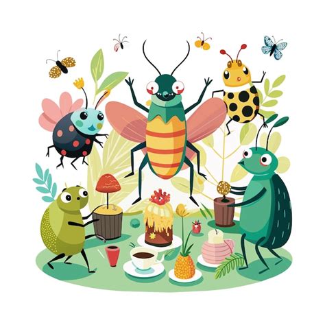 Premium Vector Colorful Beetle Bug Vector Illustration Insect Vector Art