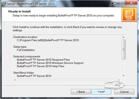 howto installing bpftp server 2010 bulletproof ftp server