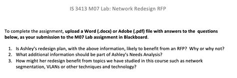 In This Lab We Will Investigate Developing A Network