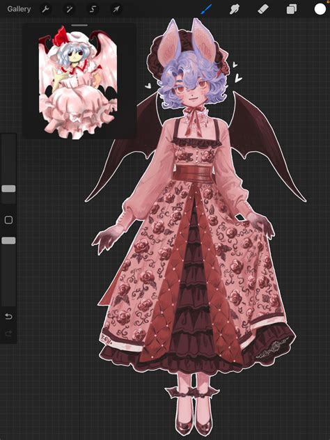 Remilia Scarlet Touhou Drawn By K Nfette And Zun Artist Danbooru