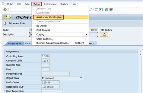Internal Order In Sap Create It Using T Code Ko01 — Saptix
