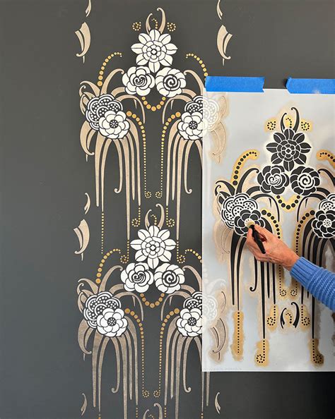 Wall Stencils Art Deco