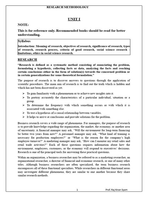 unit 1 pdf methodology statistics