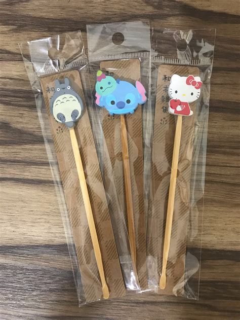 Hello Kitty Stitch And Totoro Wooden Ear Digger Everything Else On
