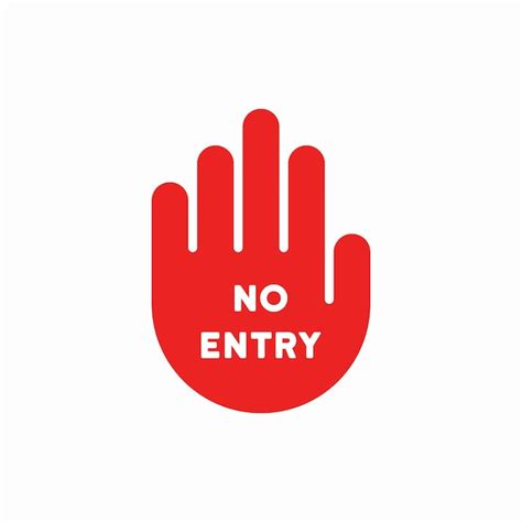 No Entry Logo Vectors And Illustrations For Free Download