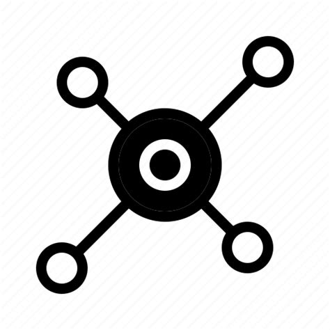 Decentralized Network Technology Icon