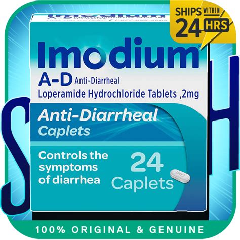 Imodium A D Diarrhea Relief Caplets With Loperamide Hcl Imodium