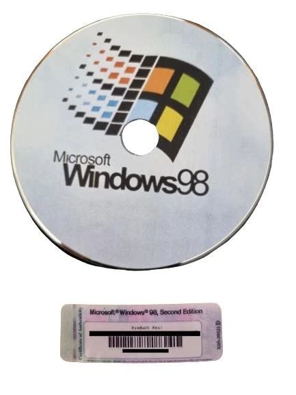 Microsoft Windows 98 Se Zweite Ausgabe Deutsch Key Cd Kopie Eur 14