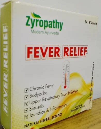 Fever Relief Pack Of 30 Tablets At ₹ 300bottle Herbal Fever Tablet