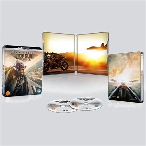 Steelbook Top Gun Maverick En 4k Ultra Hd Incluye Blu Ray Unidades