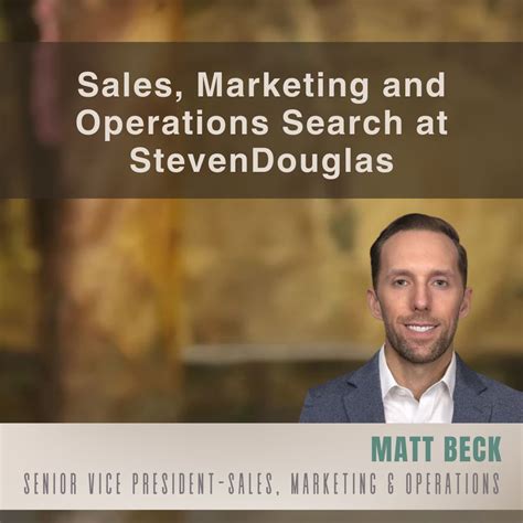 Sales Marketing And Operations Search At Stevendouglas Stevendouglas Amanda Rassi