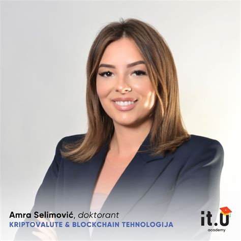 Amra Selimović Doktorant Na Ekonomskom Fakultetu Univerziteta U Sarajevu Stručnjak Je U