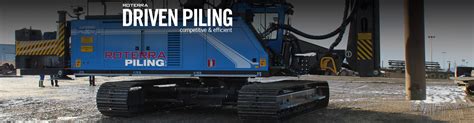 Driven Piling Roterra Piling Piling Solutions Edmonton