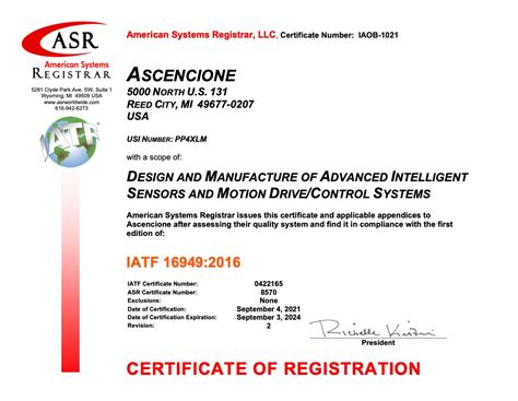Iatf Certification