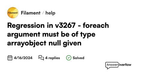Regression In V3267 `foreach Argument Must Be Of Type Array