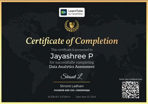 jayashree parthiban on linkedin happy to share that i had completed