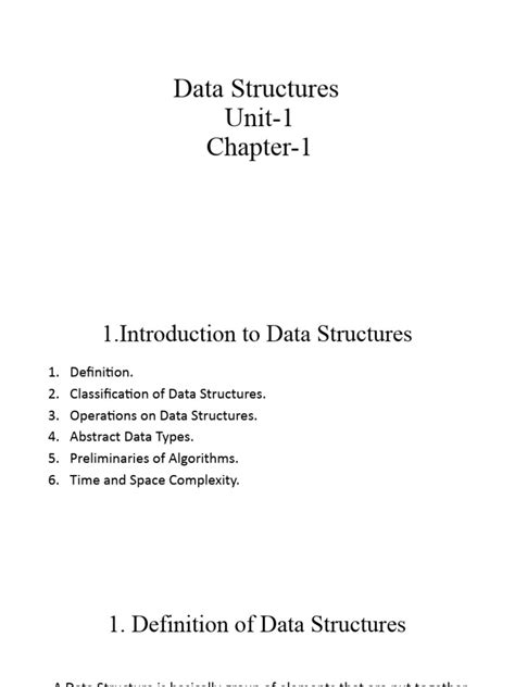 Data Structures Overview Pdf Data Type Algorithms