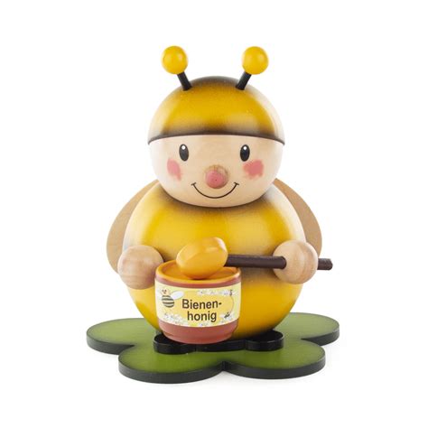 Hummel Mit Honigtopf Dregeno Seiffener Originale