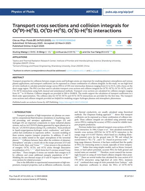 Transport Cross Sections And Collision Integrals For Ophs Odhs Oshs