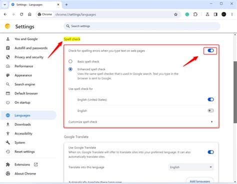 How to Enable Spell Check in Google Chrome - Geek Rewind