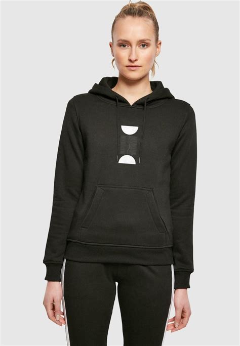 Merchcode Abstract Lines Bluza Z Kapturemczarny Zalandopl