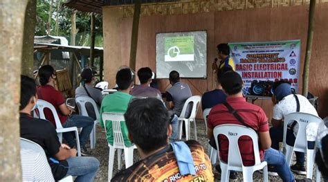 Fifty Six Masonry Trainees Started Today At San Agustin Digos City