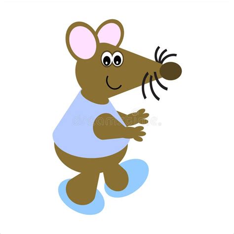 Cartoon Of A Dancing Mouse Stock Illustration Illustration Of Smiling