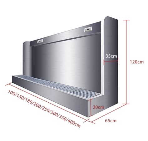 Custom Station Toilets Stainless Steel Wall Hung Toilet Urine Bowl Long