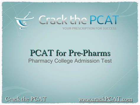 Pcat Preparation And Registration Crack The Pcat