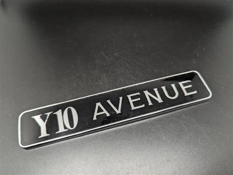 Autobianchi Y10 Avenue Logo Originale Sigla Emblema Fregio Stemma